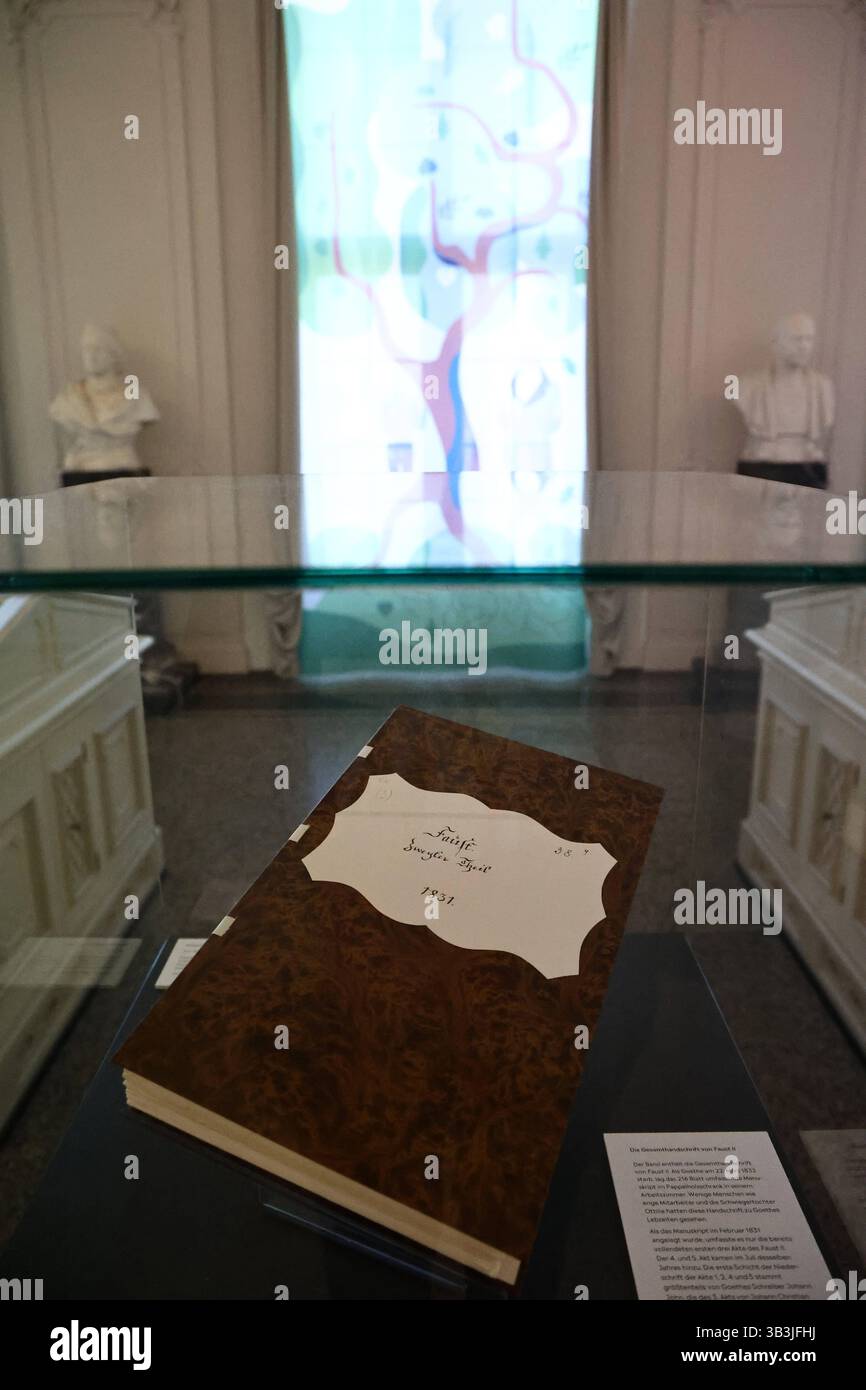 PK Themenjahr Faust - Weimar 29.04.2025, Weimar, Goethe-Schiller-Archiv ...