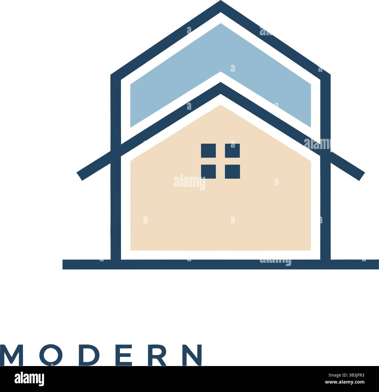 Minimalist architectural icon hi-res stock photography and images - Alamy
