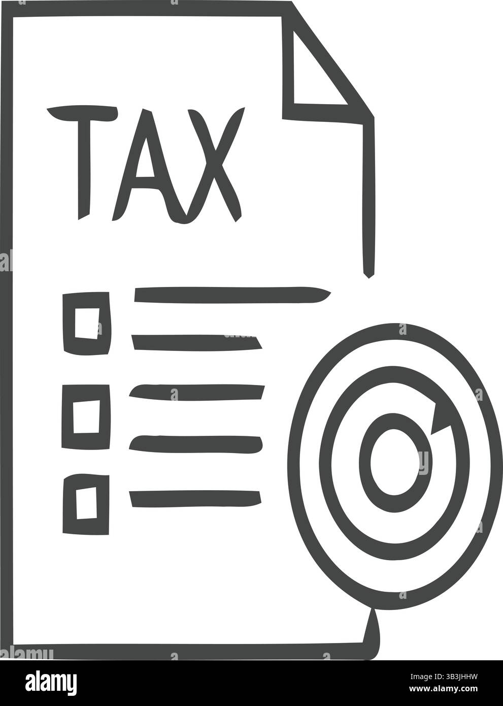 Tax Document with Target Symbol – Financial Planning and Tax Strategy ...