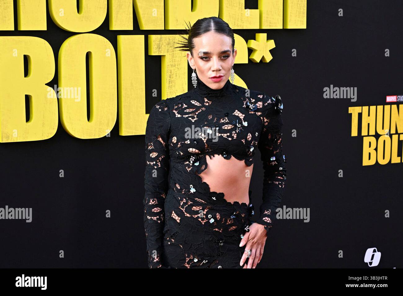 Hannah John-Kamen bei der Weltpremiere des Kinofilms 'Thunderbolts' im ...