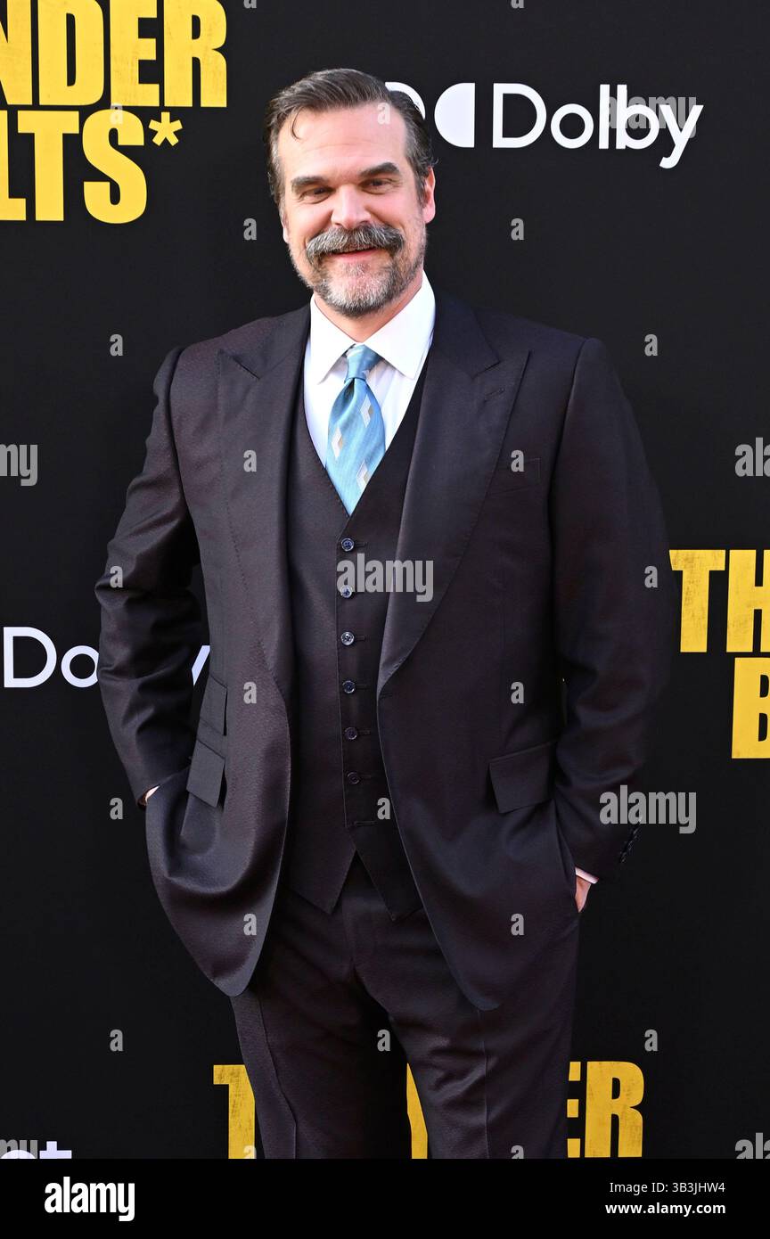 David Harbour bei der Weltpremiere des Kinofilms 'Thunderbolts' im ...