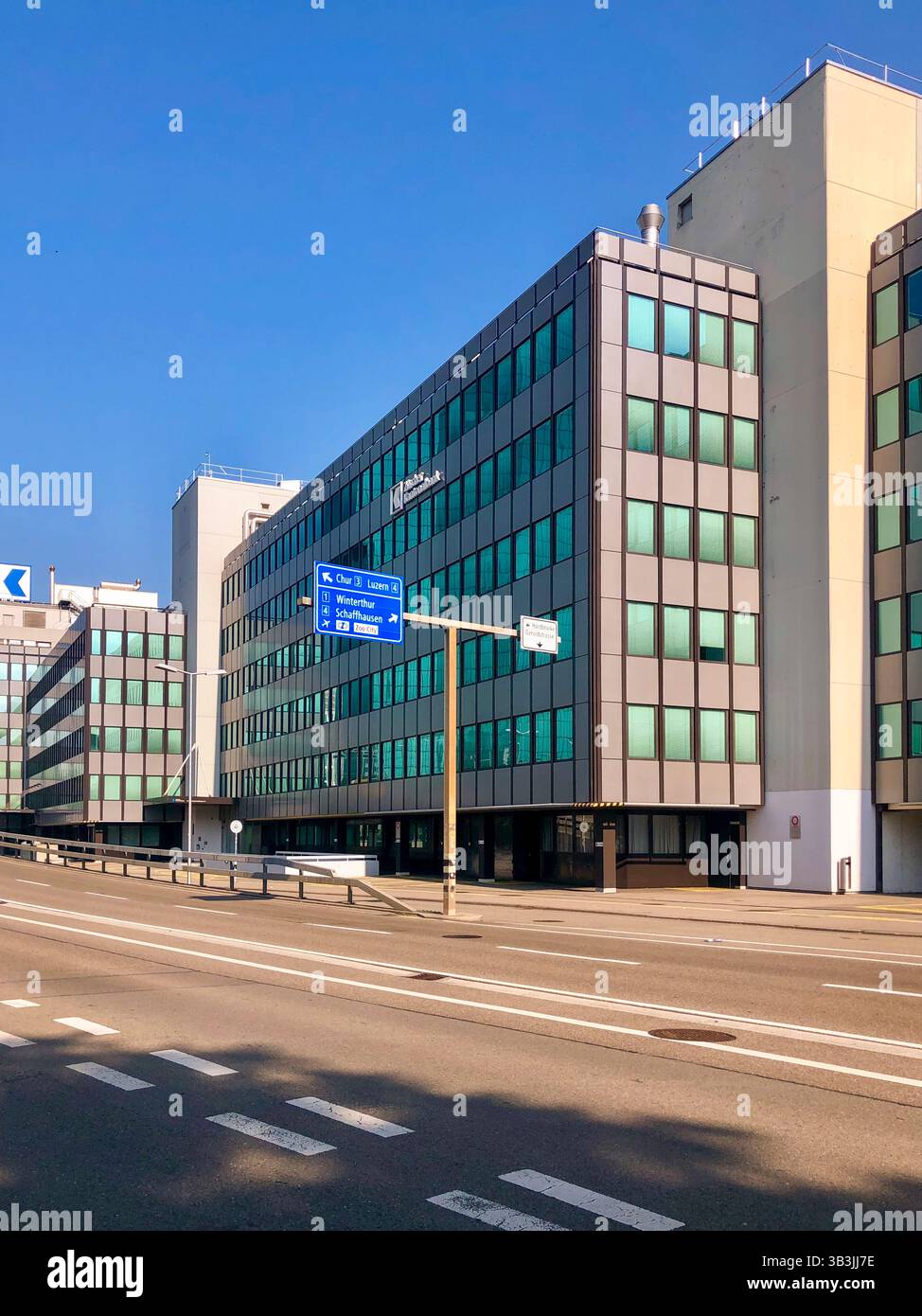 Modern office blocks in Hardbrucke, Zurich Stock Photo - Alamy