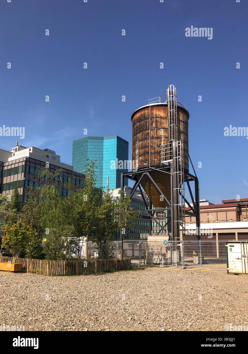 Contrast between old new architecture hi-res stock photography and ...