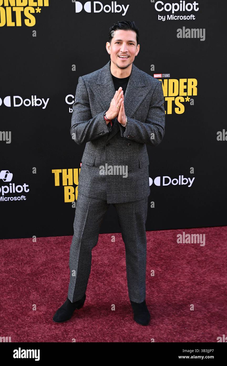 Danny Ramirez bei der Weltpremiere des Kinofilms 'Thunderbolts' im ...