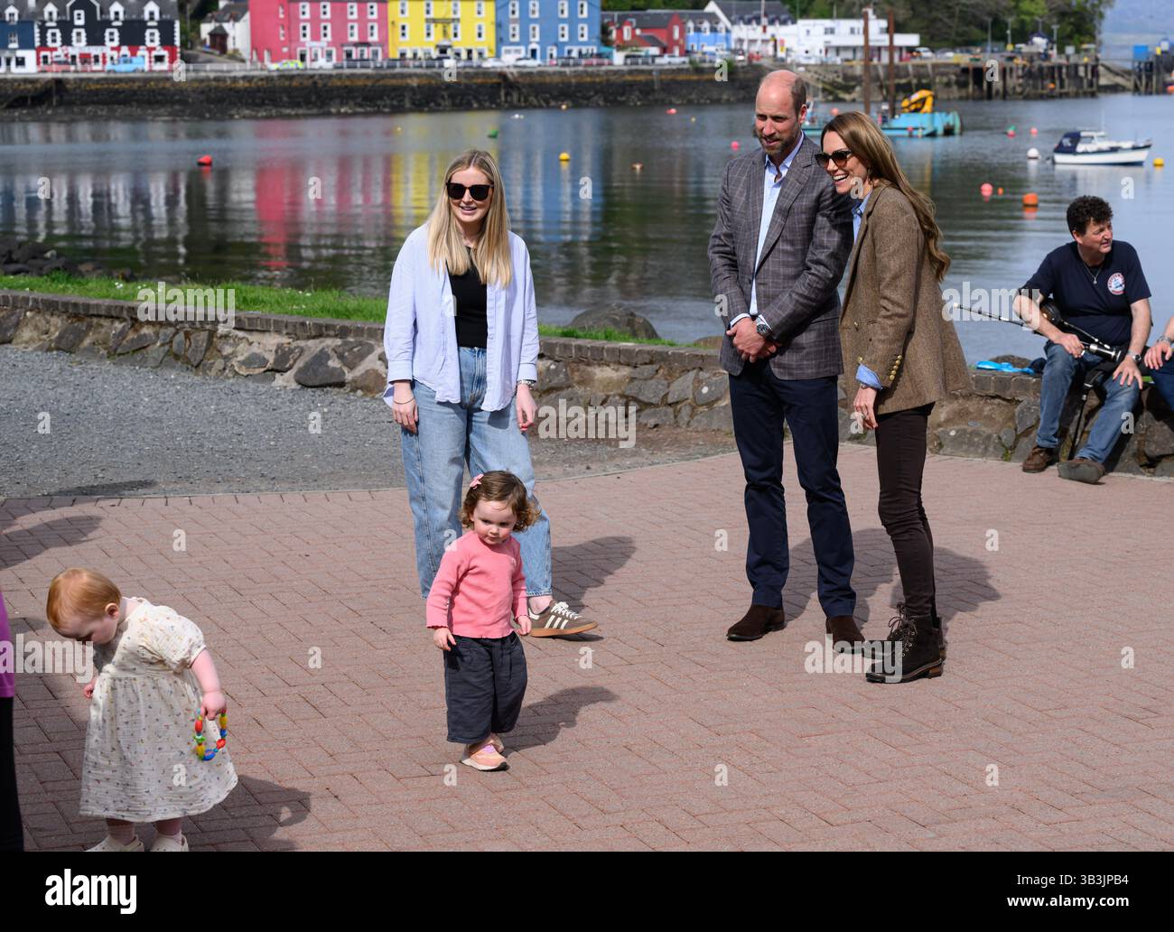 Isle of Mull, UK. April 29th, 2025. The Duke and Duchess of Rothesay ...