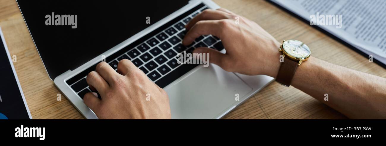 Focused person types on hi-res stock photography and images - Alamy