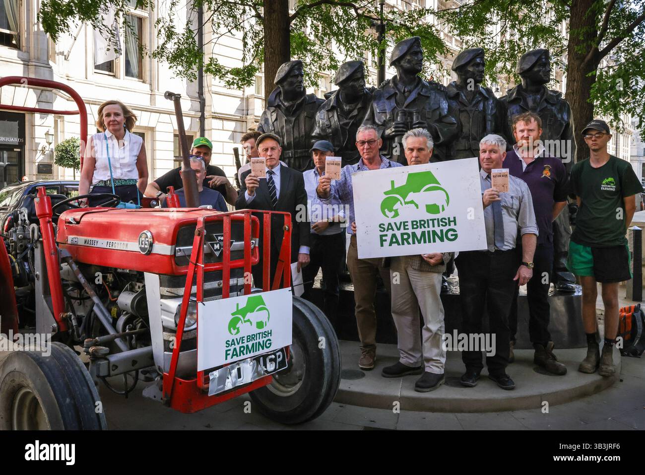 London, UK, 29th April 2025. The Farmers, and Save British Farming's ...