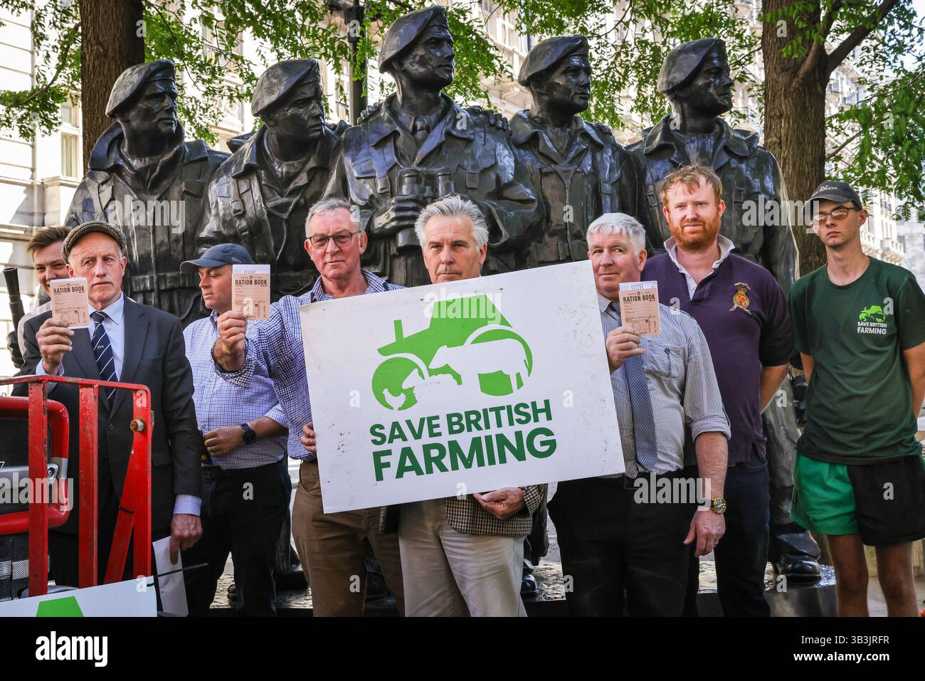 London, UK, 29th April 2025. The Farmers, and Save British Farming's ...