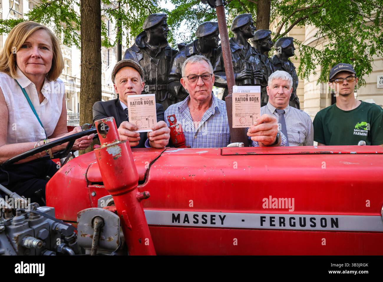 London, UK, 29th April 2025. The Farmers, and Save British Farming's ...