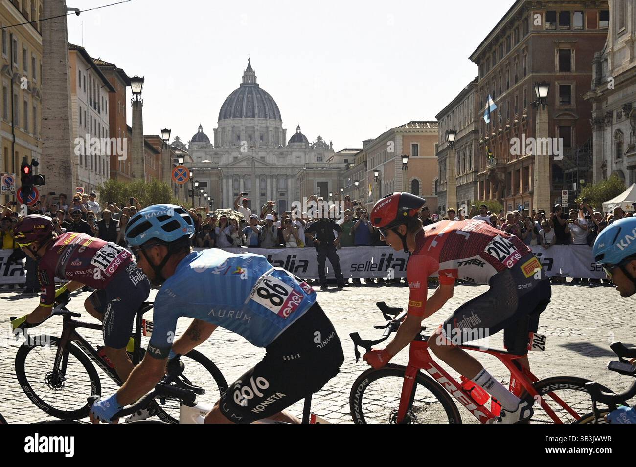 FILE - From left, Britain's Charles Quarterman, Italy's Francesco ...