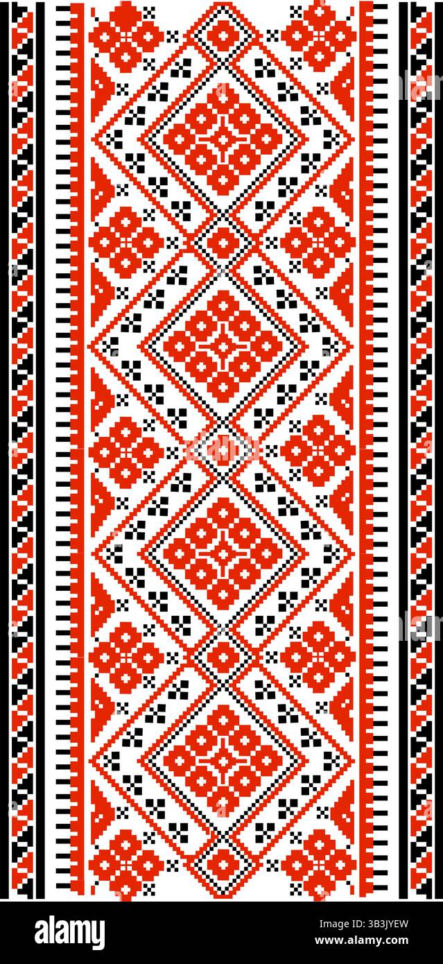 This is a design pattern based upon traditional Ukrainian embroidery ...