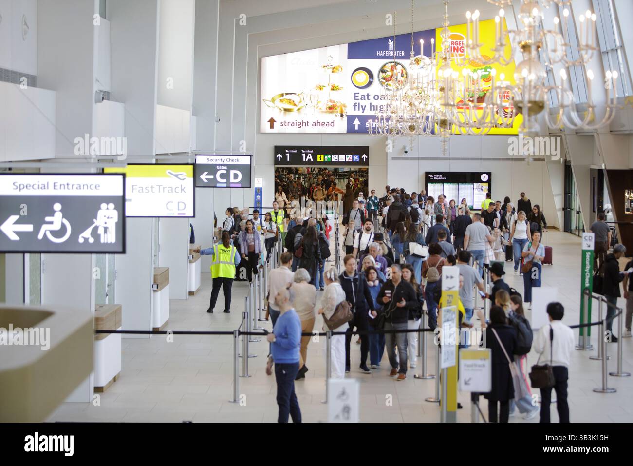 AUSTRIA; SCHWECHAT; 20250429; Overview of the renovated Terminal 2 at ...