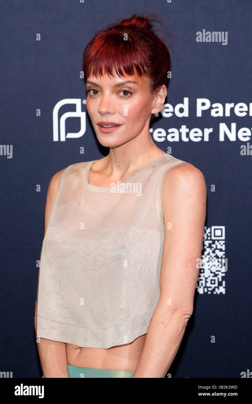 Lily Allen attends the Planned Parenthood of Greater New York Spring ...