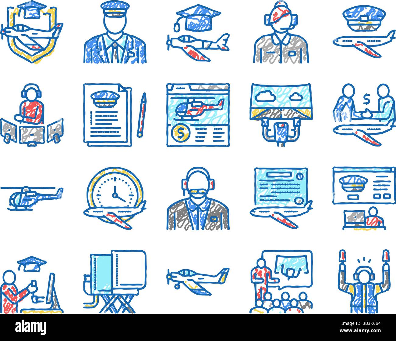 Agreement education in flight school hi-res stock photography and ...