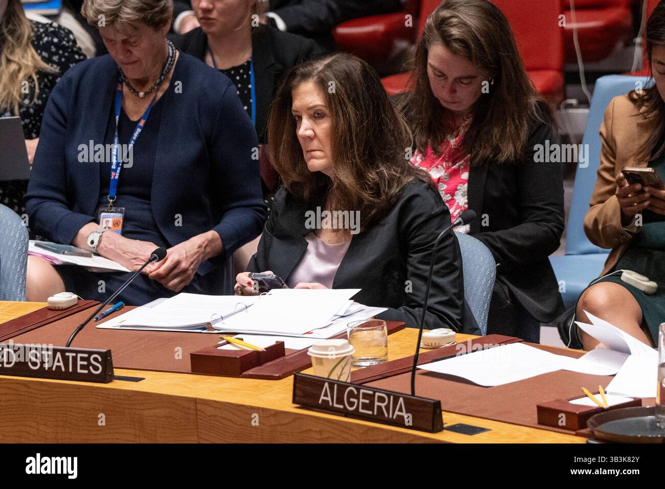 New York, NY, April 29, 2025: Ambassador Dorothy Shea of The US attends ...