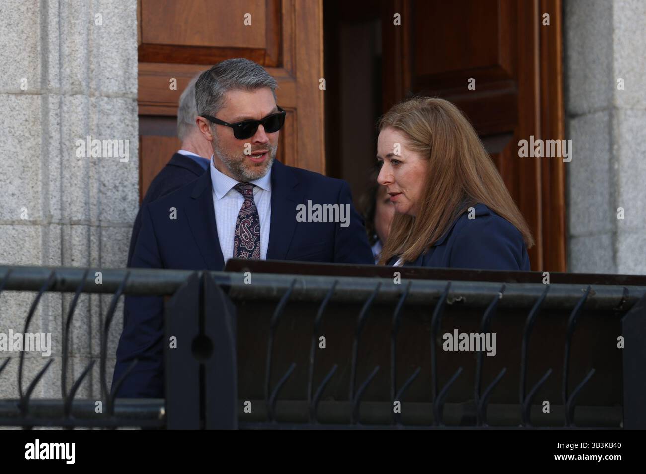 Adam Smyth, Director for BBC Northern Ireland and reporter Jennifer O ...