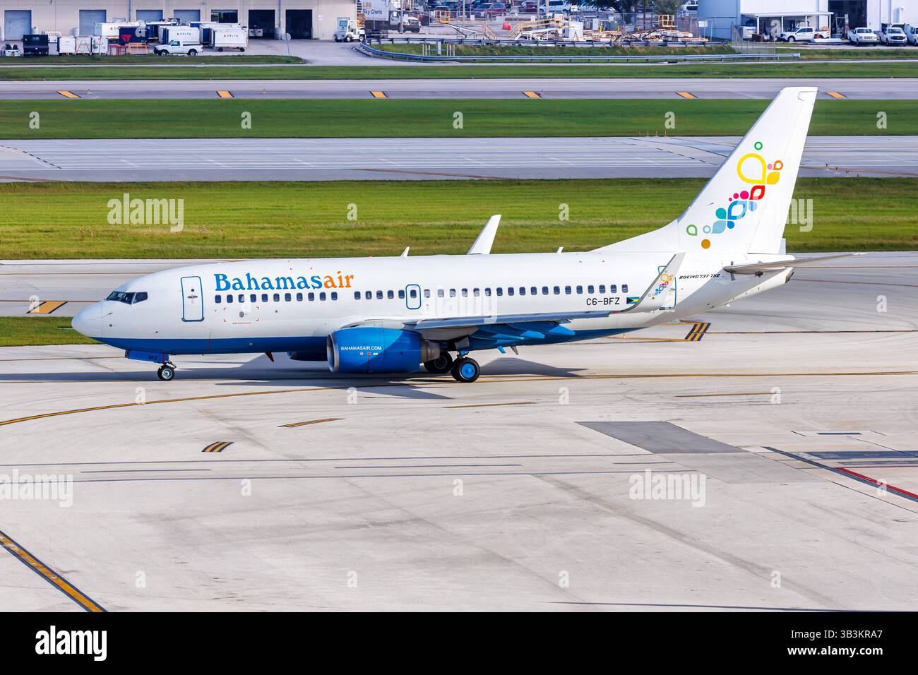 Bahamasair Boeing 737-700 Flugzeug Flughafen Fort Lauderdale in den USA ...