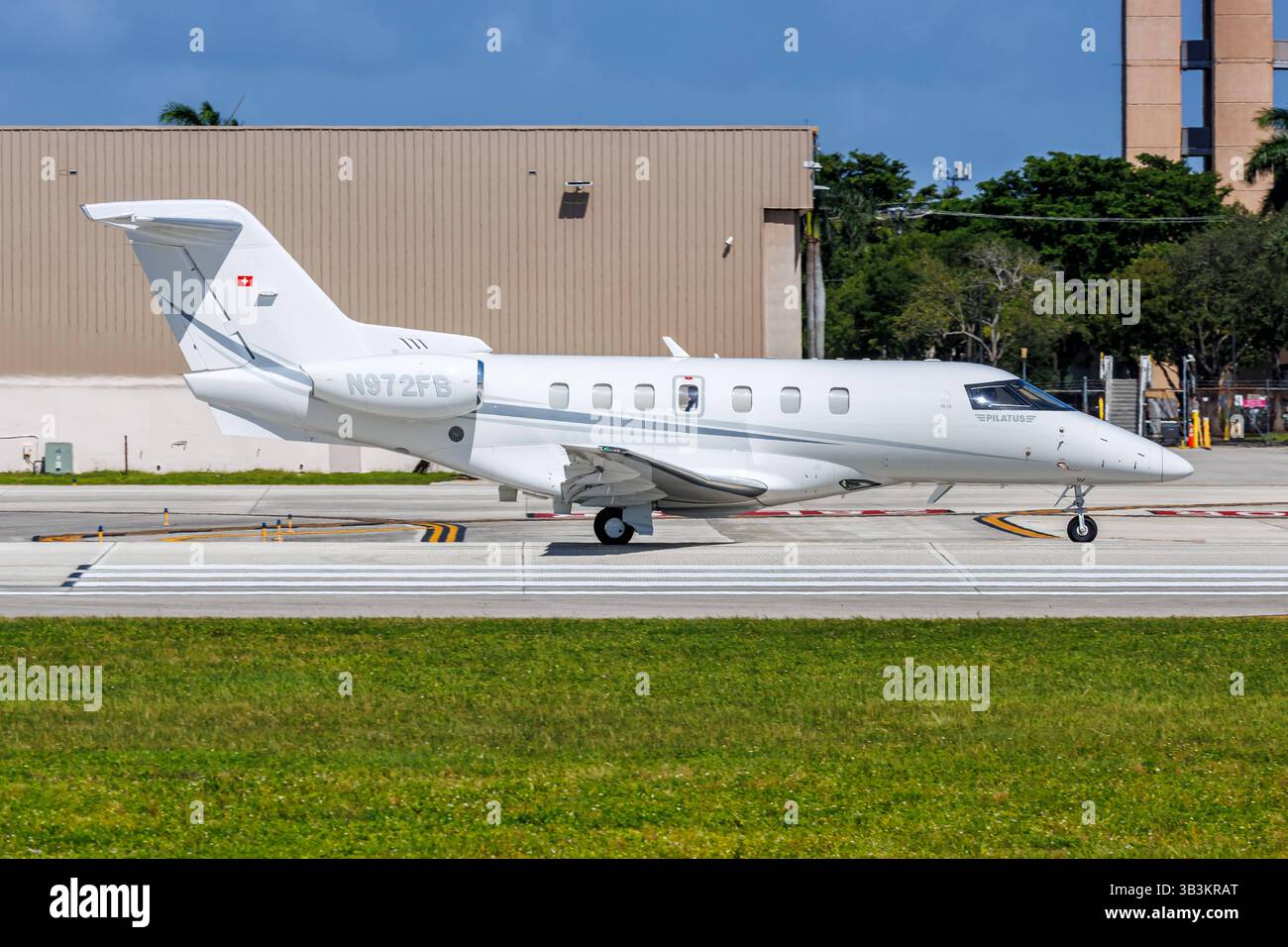Pilatus PC-24 Flugzeug Flughafen Fort Lauderdale in den USA Fort ...