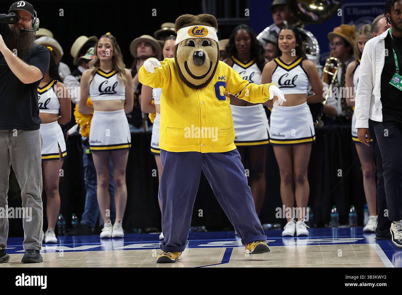 CHARLOTTE, NC - MARCH 11: California mascot during the ACC Men's ...