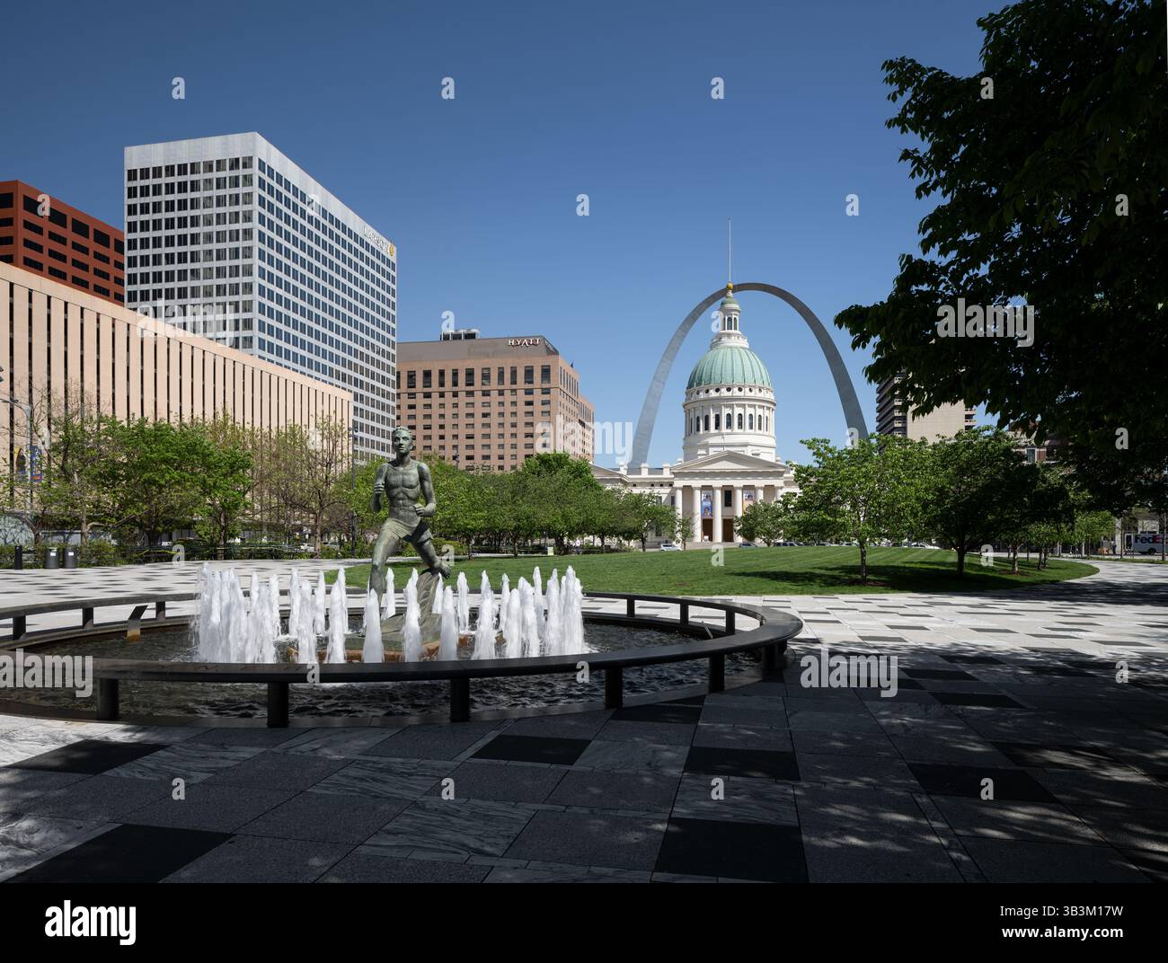 Kiener Plaza, Location: St. Louis MO, Landscape Architect: Michael Van ...