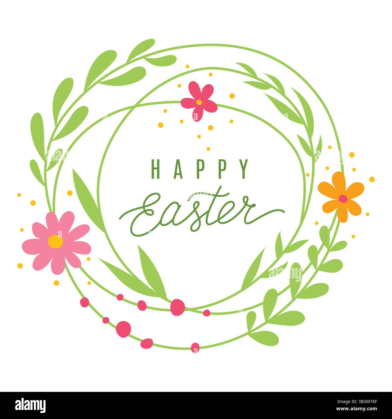 Floral text written on Stock Vector Images - Alamy