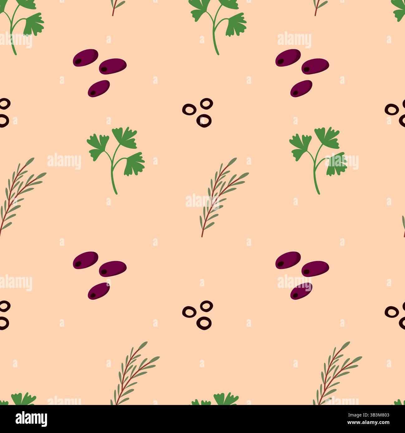 Garden rosemary hand Stock Vector Images - Alamy