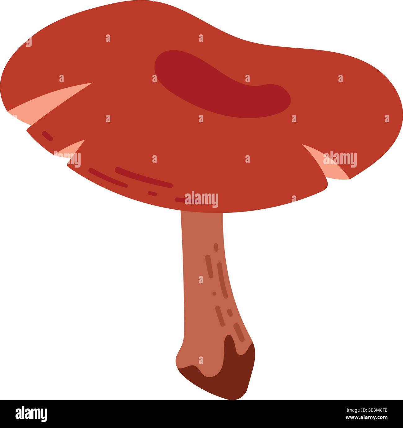 White fungi grow on Stock Vector Images - Alamy