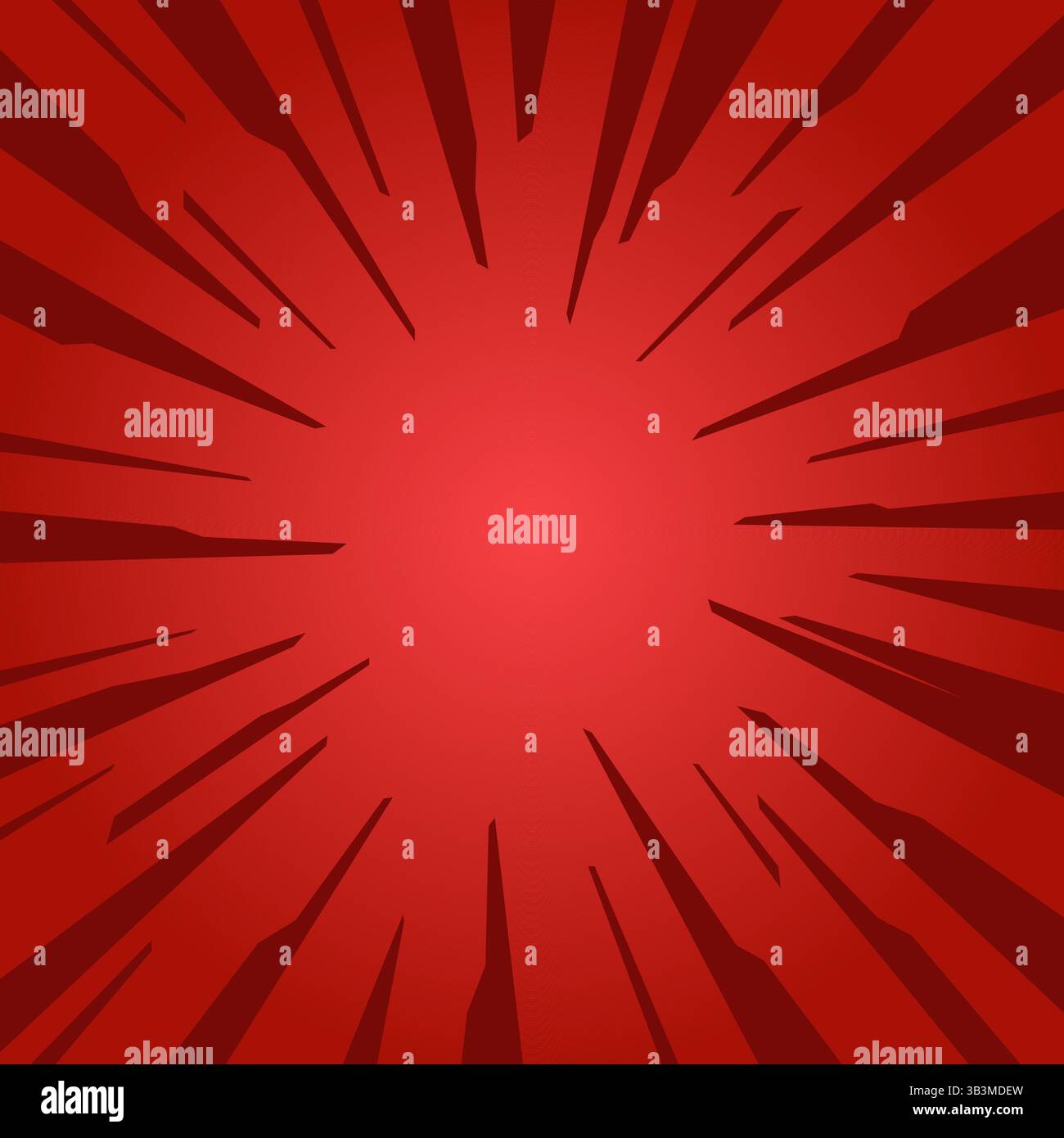 Comics rays background with halftones vector summer backdrop ...