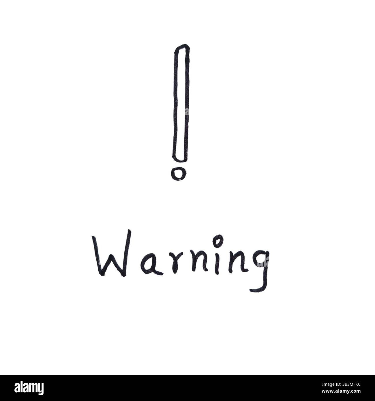 Alert notification warning icon Cut Out Stock Images & Pictures - Alamy