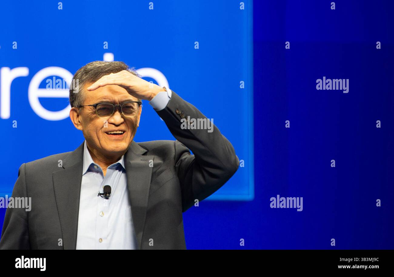 San Jose, USA. 29th Apr, 2025. Lip-Bu Tan, Chief Executive Officer of ...