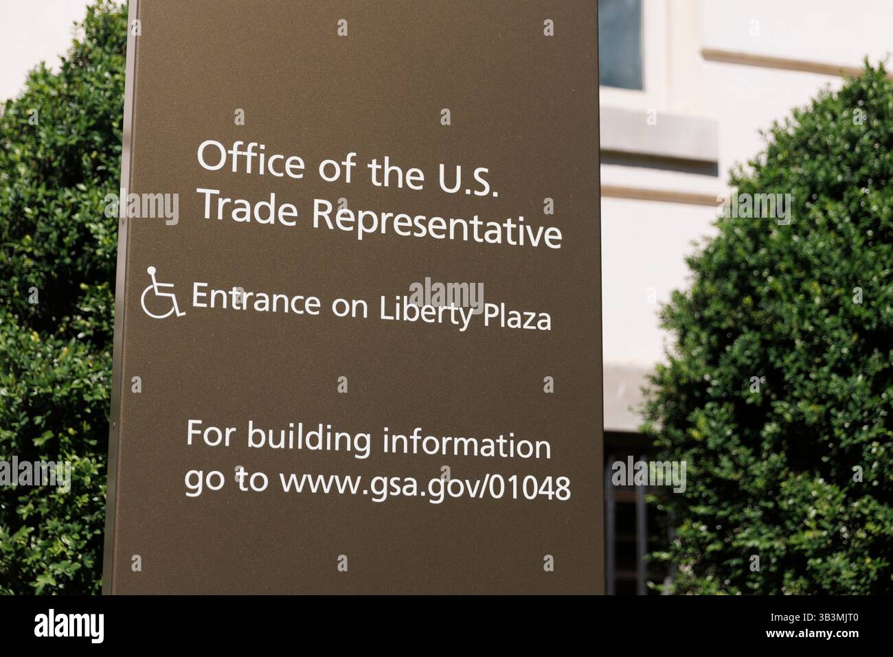 Washington, United States. 29th Apr, 2025. The Office of the US Trade ...