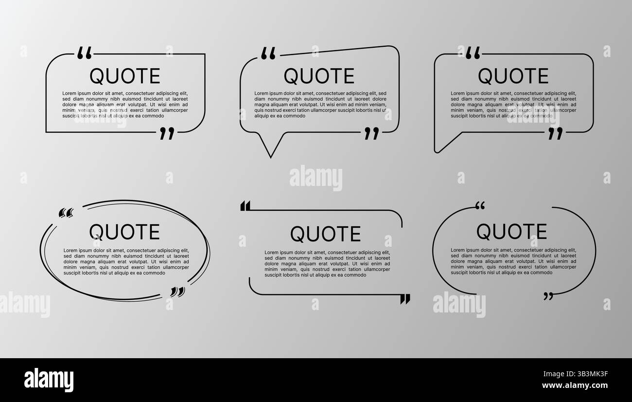 Experience a Stylish Quote Bubbles Design Perfectly Crafted for Your ...