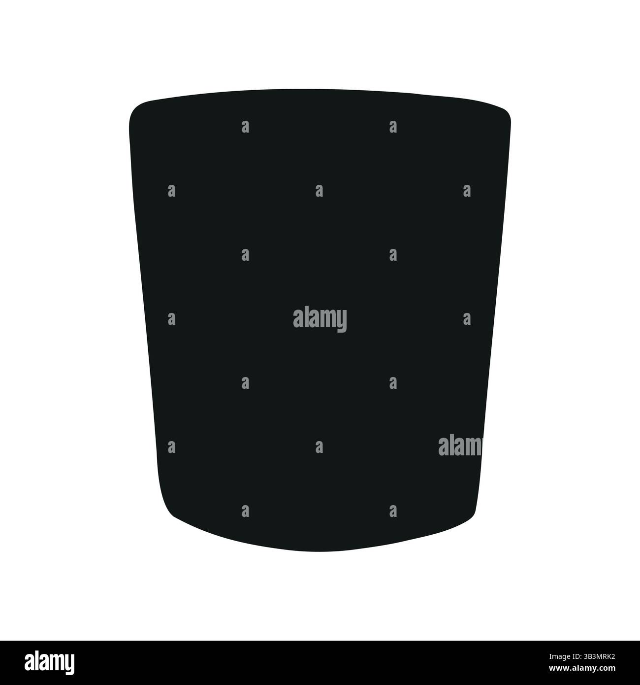 Vector hand drawn glass silhouette Stock Vector Image & Art - Alamy