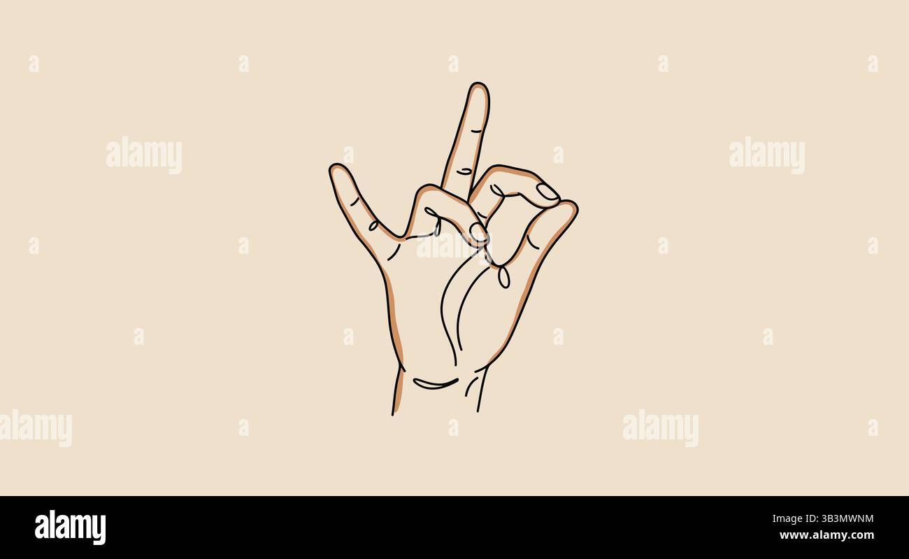 ASL Love Sign and Hand Gesture for Love – American Sign Language Symbol ...