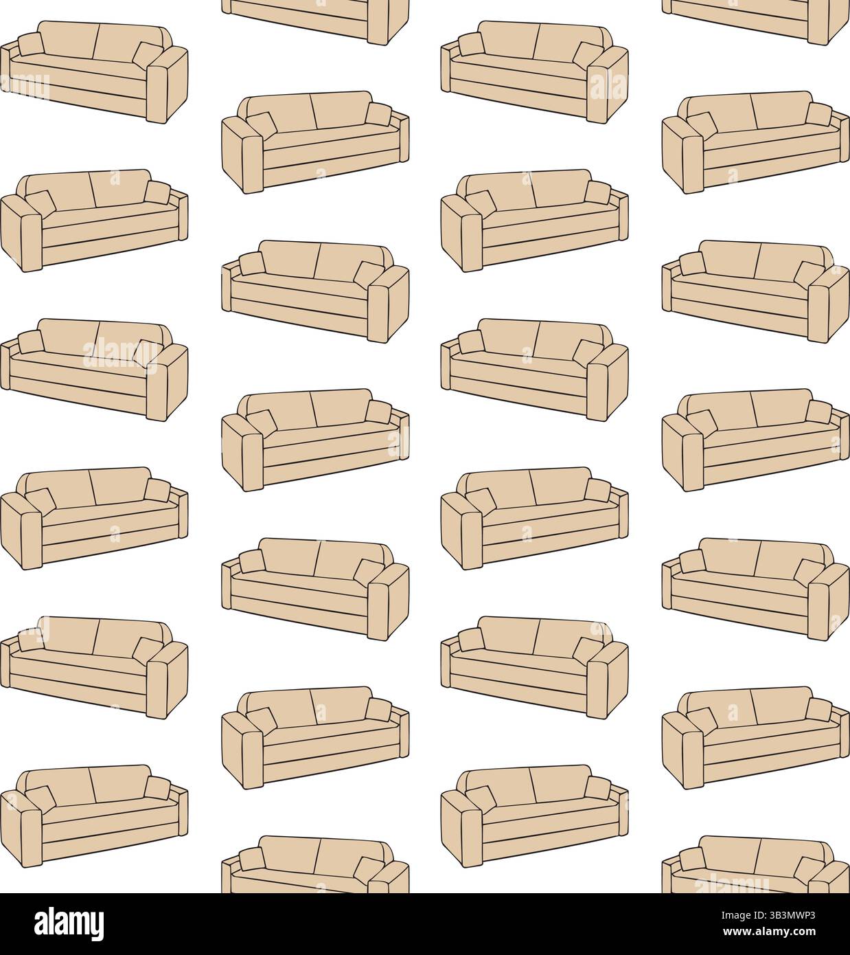 Seamless texture furniture fabric Cut Out Stock Images & Pictures - Alamy
