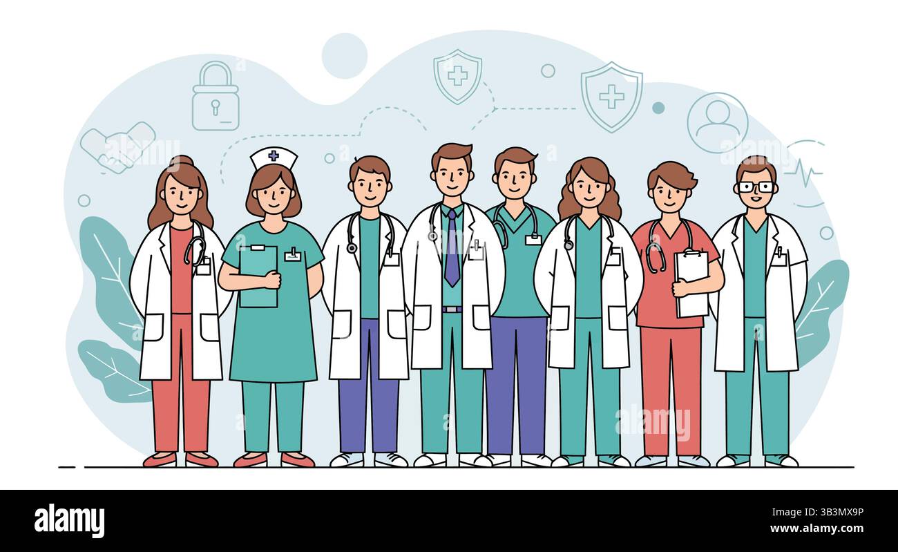 Healthcare Team and Medical Professionals Collaboration – Doctors ...