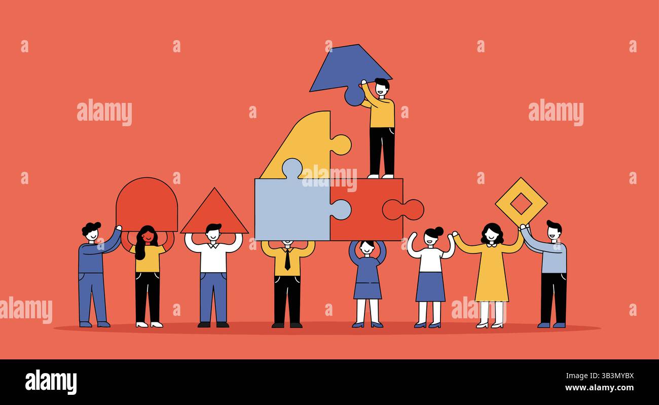 Teamwork Illustration and Collaborative Concept Art – Business ...