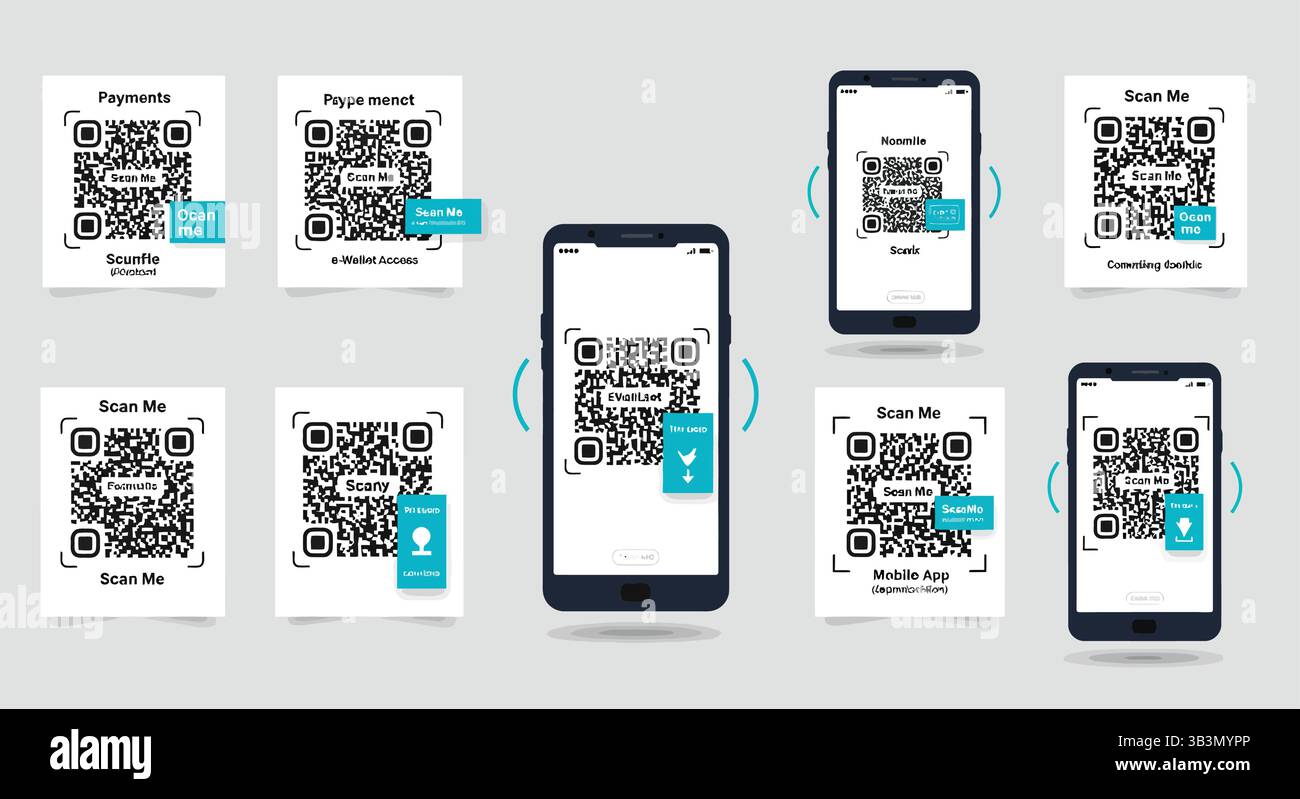 Touchless transaction Stock Vector Images - Alamy