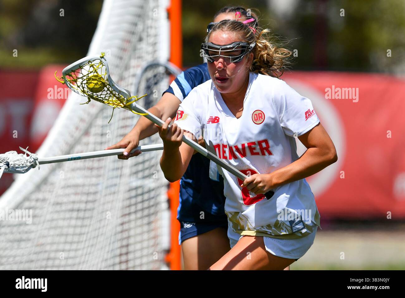 Denver, CO, USA. 26th Apr, 2025. Denver attacker, Ella Colimore (8) in ...