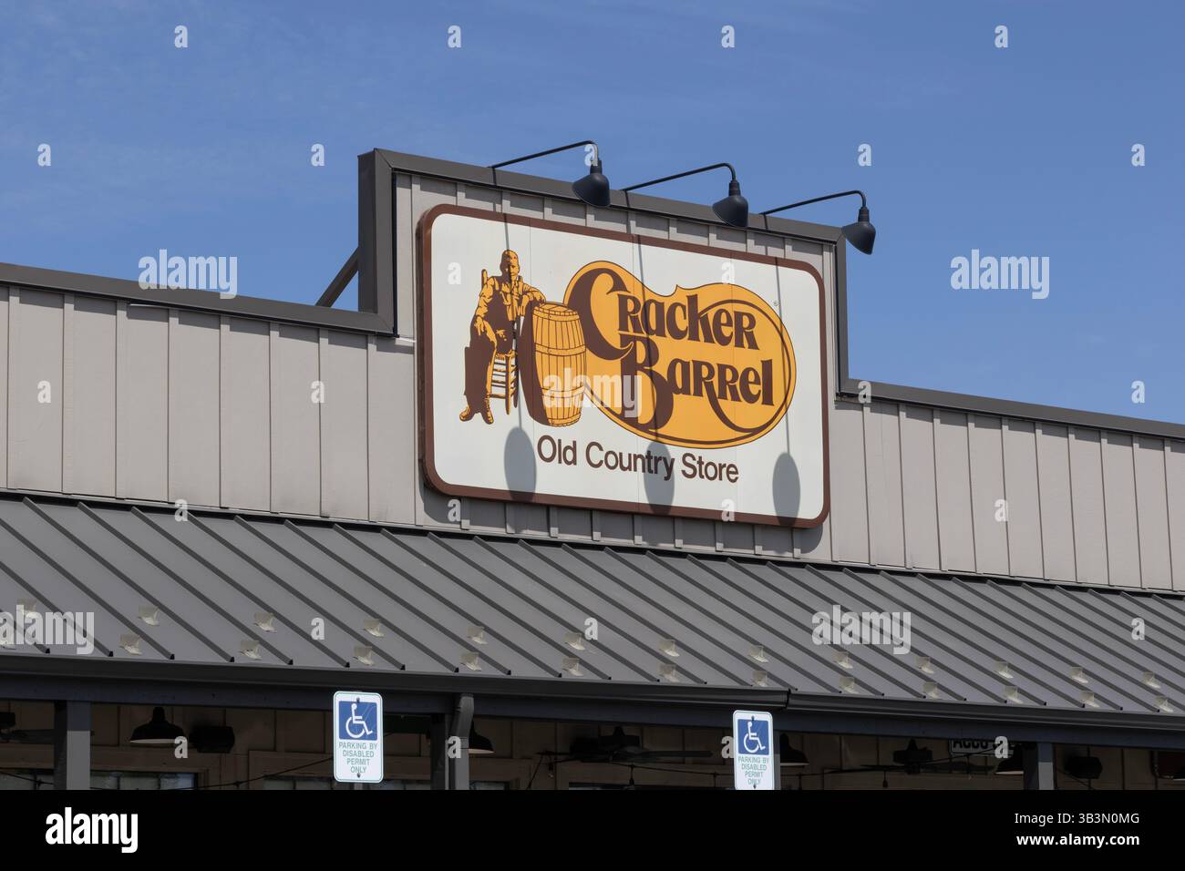 Indianapolis - April 27, 2025: Cracker Barrel Old Country Store fast ...