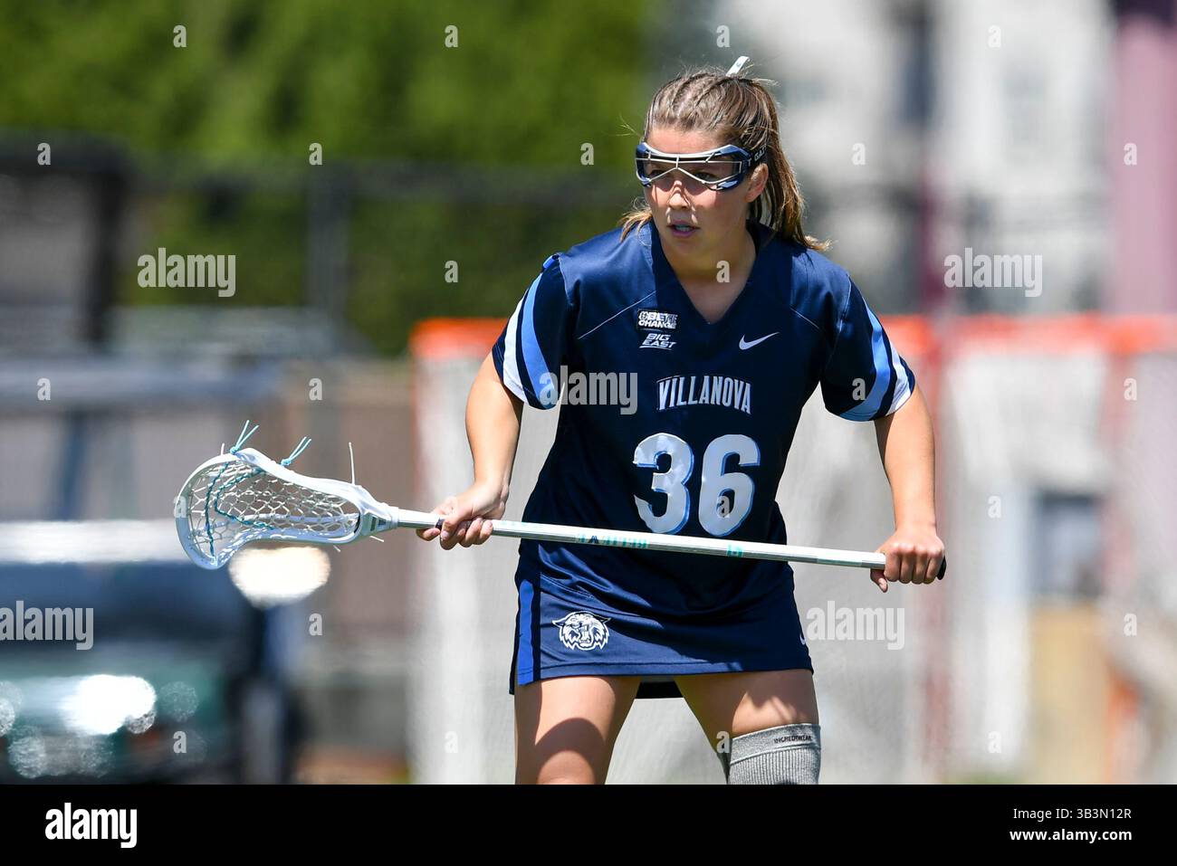 Denver, CO, USA. 26th Apr, 2025. Villanova midfielder, Bella Piselli ...