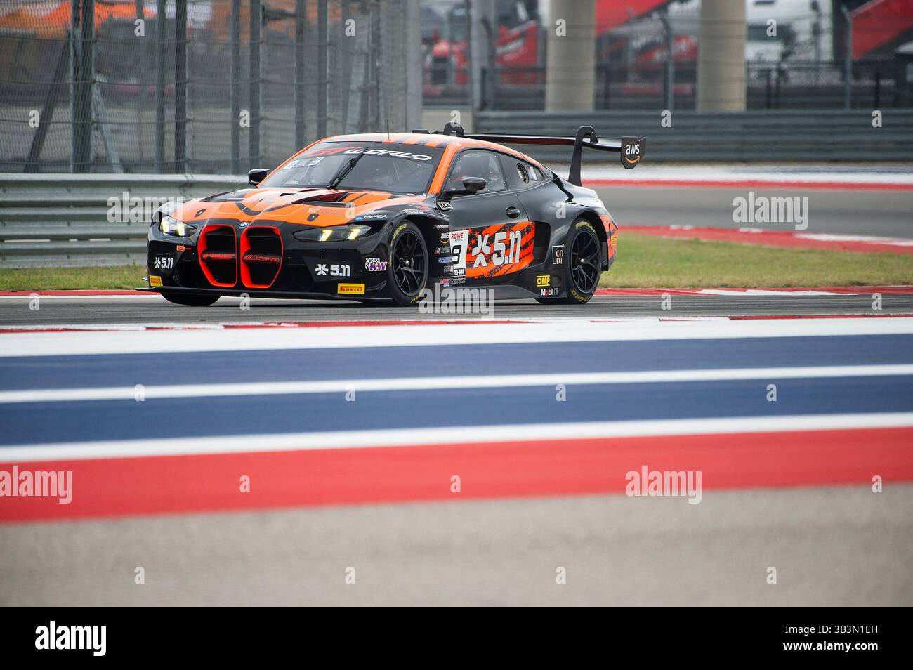 The Americas. 26th Apr, 2025. Elias Sabo (8) driver 1 and Andy Lee ...