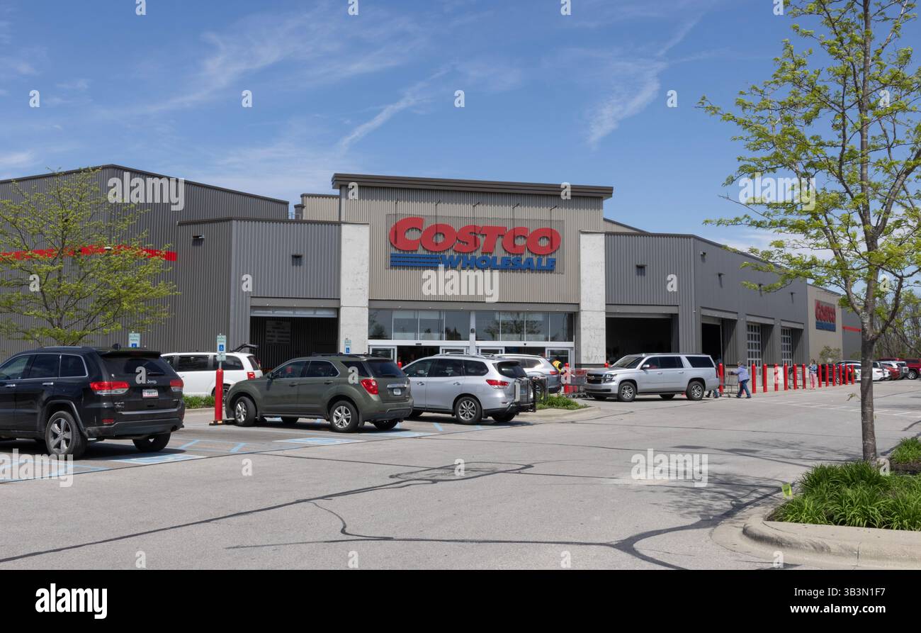 Indianapolis - April 27, 2025: Costco Wholesale Location. Costco ...