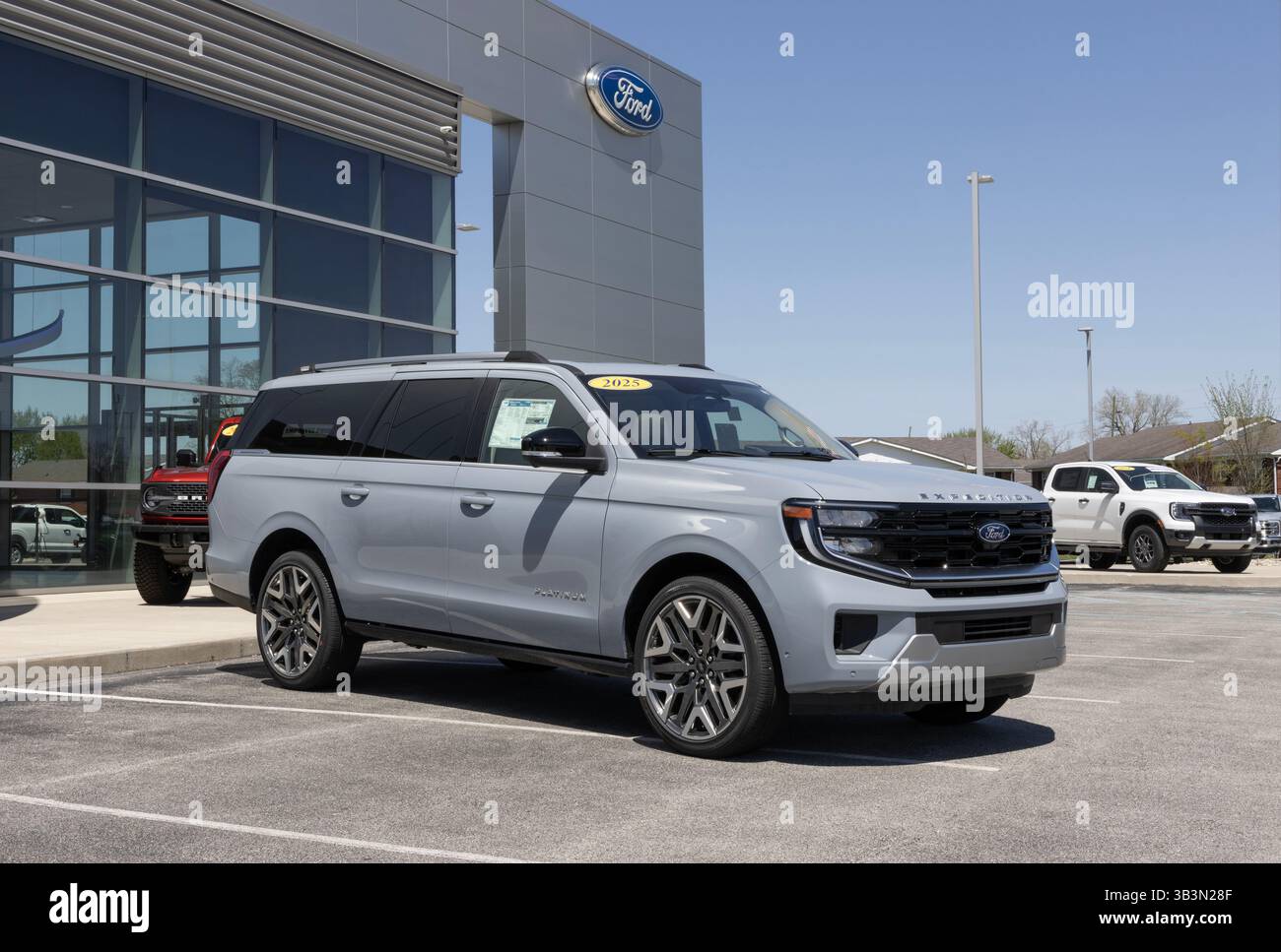 Kokomo - April 27, 2025: Ford Expedition MAX SUV display at a ...