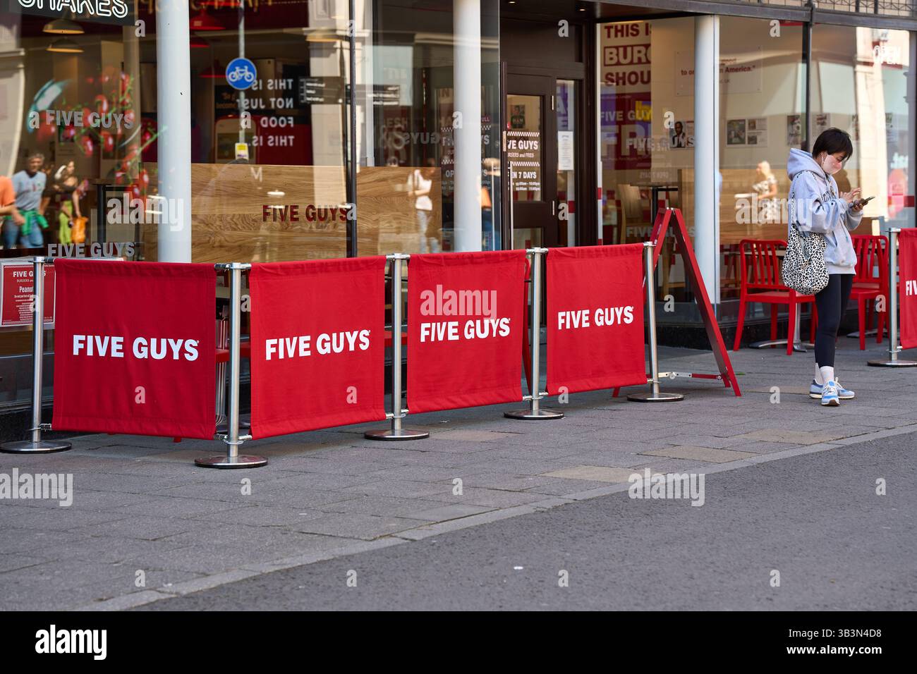 Winchester, United Kingdom - April 29, 2025: A Five Guys store in ...