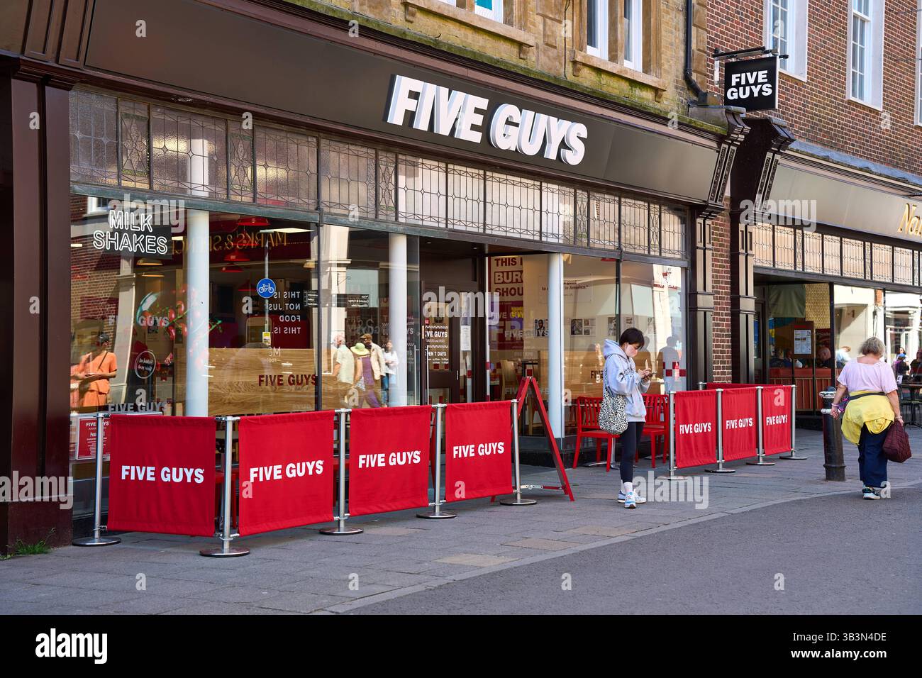 Winchester, United Kingdom - April 29, 2025: A Five Guys store in ...