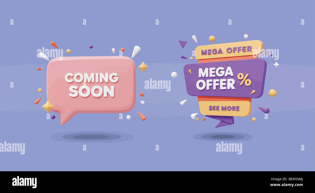 Coming Soon Mega Offer Banner – Bold Promotional Design with See More ...