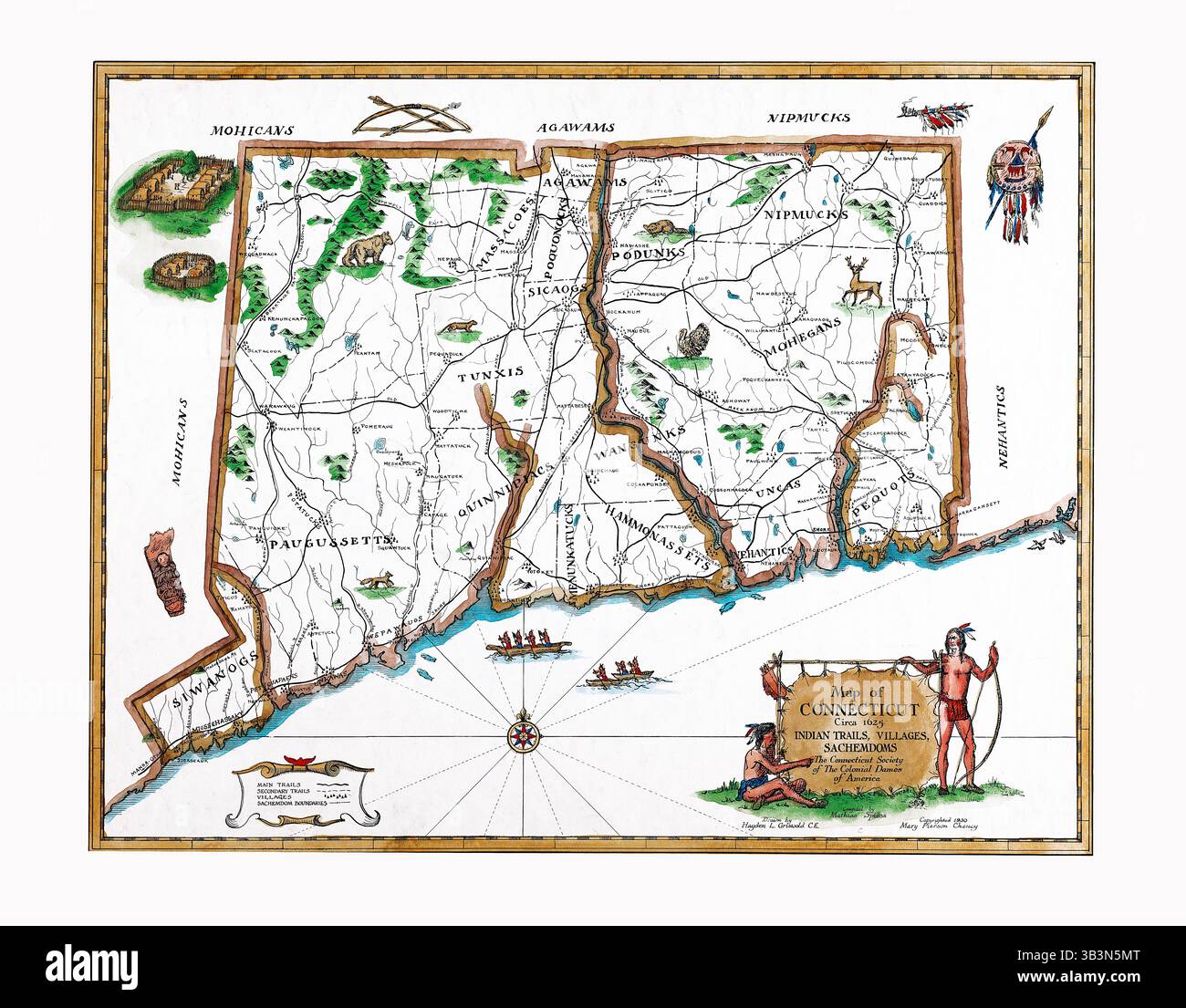 Colonial new england Cut Out Stock Images & Pictures - Alamy