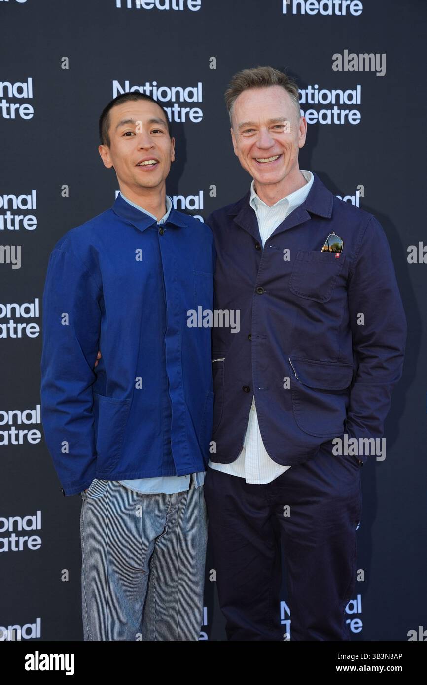 Anthony Lau (left) and Ben Daniels during the National Theatre's ...