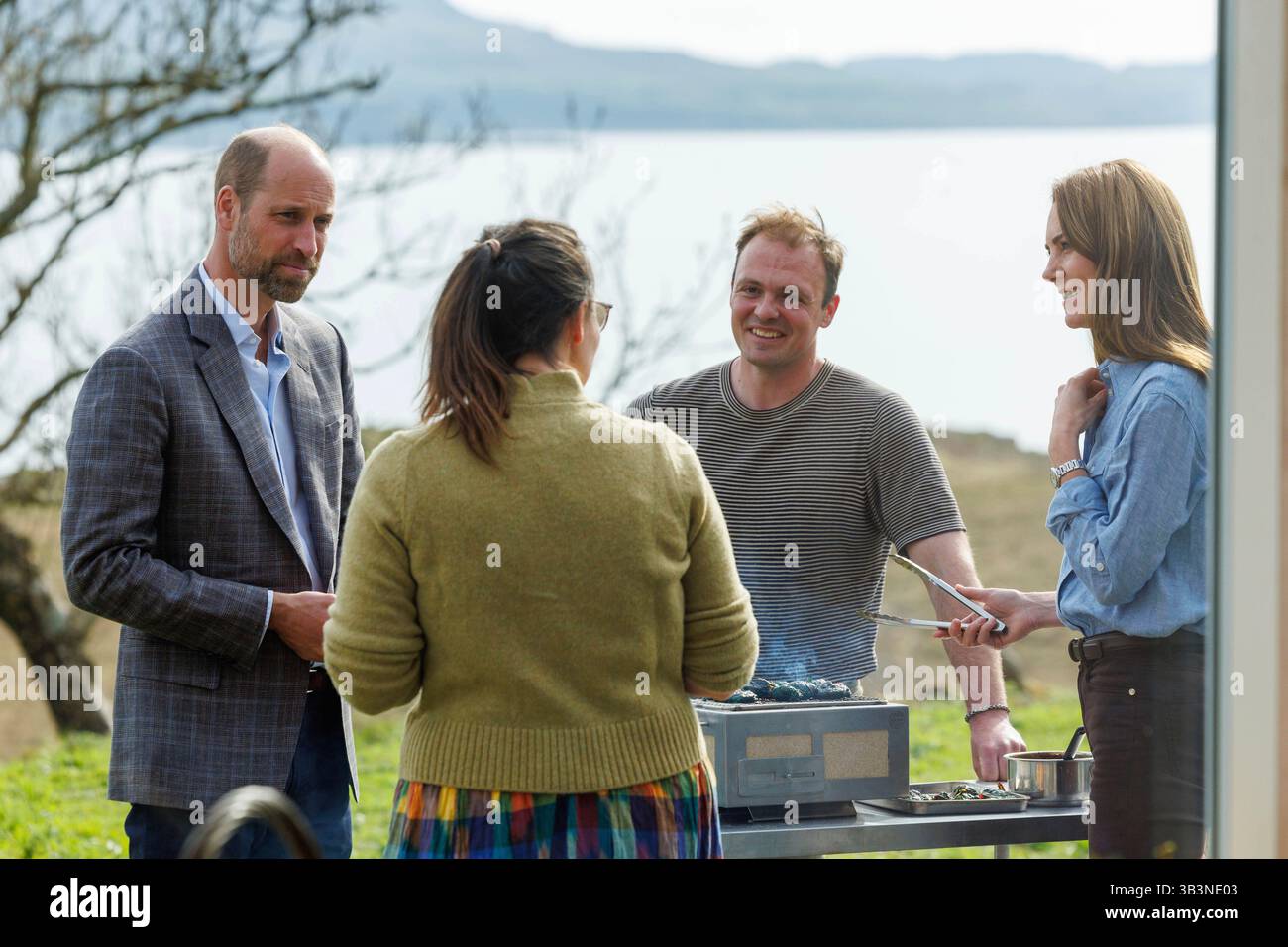 Britain's Prince William and Kate, Princess of Wales, known as the Duke ...